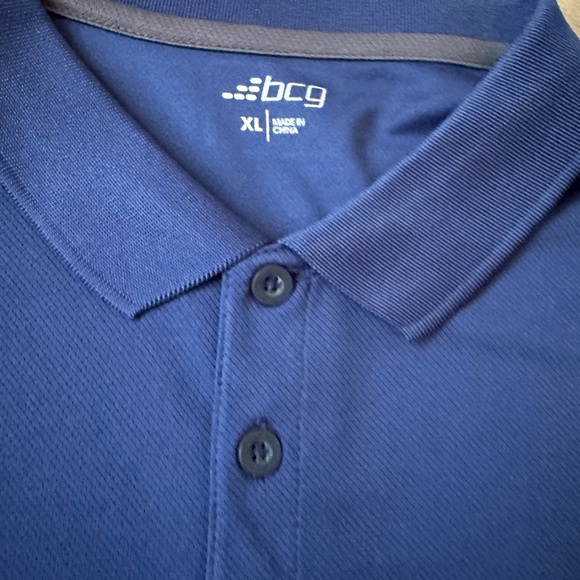 bcg | Shirts | Bcg Blue Polo Shirt | Poshmark